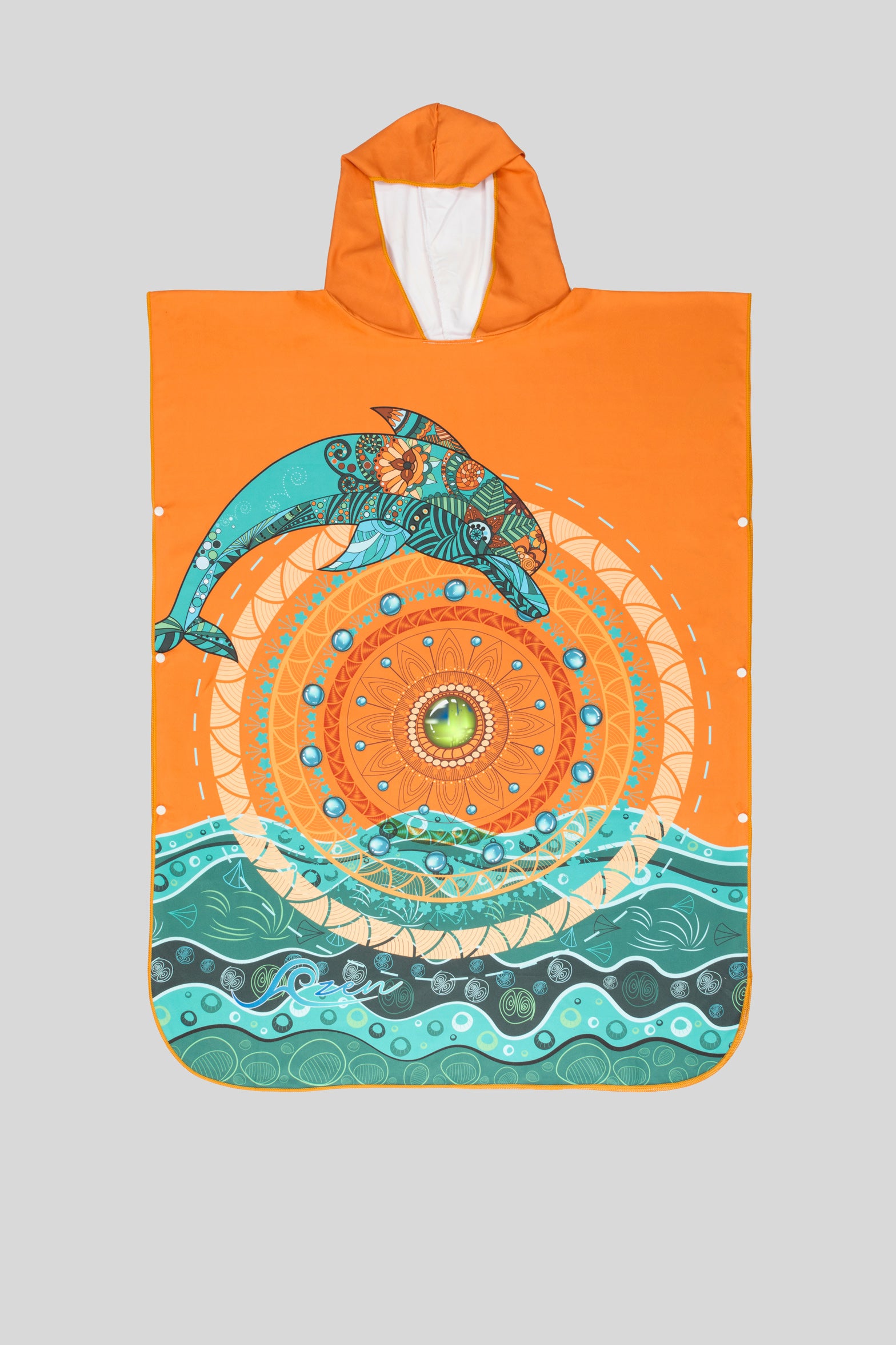 Dive Dreams Suede Towel Poncho | Azen