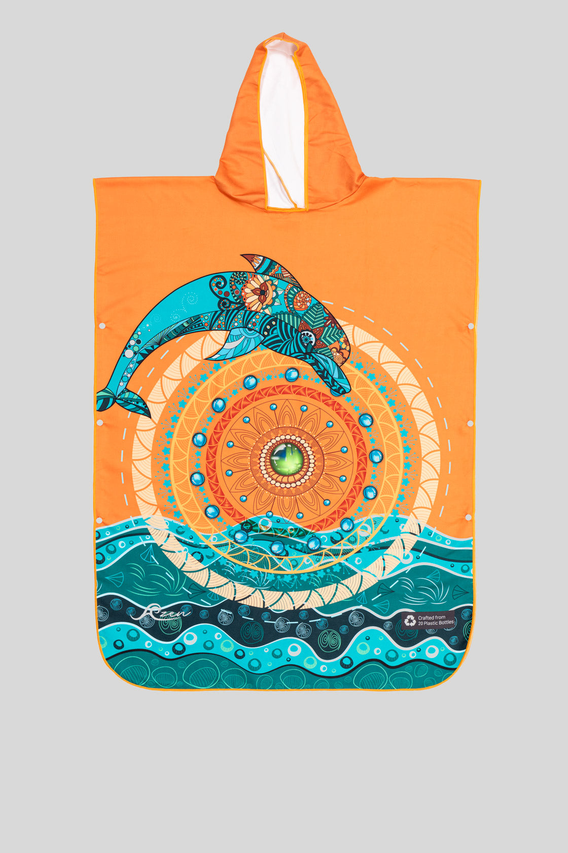 Dive Dreams Suede Towel Poncho | Azen